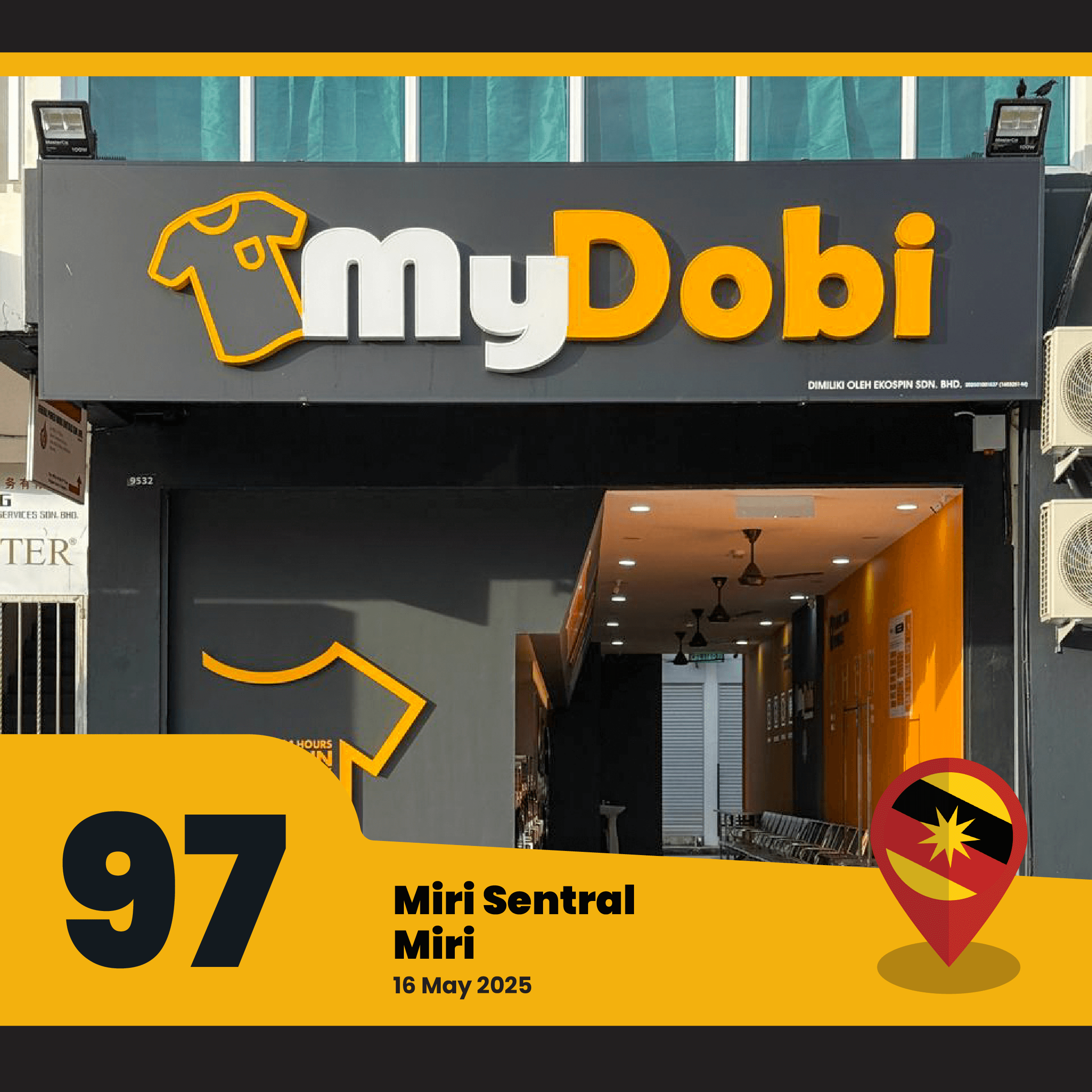 myDobi® Miri Sentral – HS Laundry Sdn. Bhd. 201701033236 (1247407K)