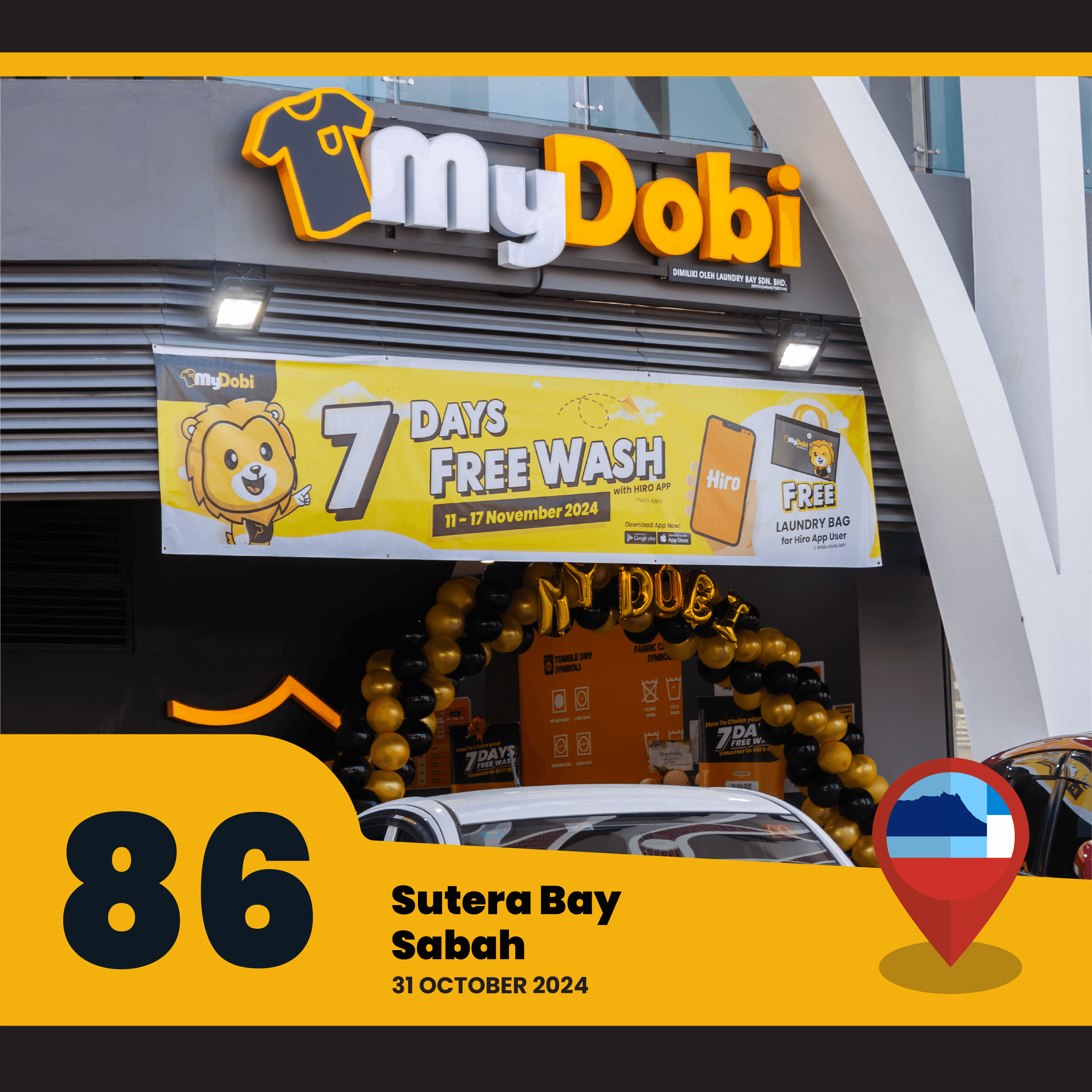 myDobi® Sutera Bay Sabah – HS Laundry Sdn. Bhd. 201701033236 (1247407K)