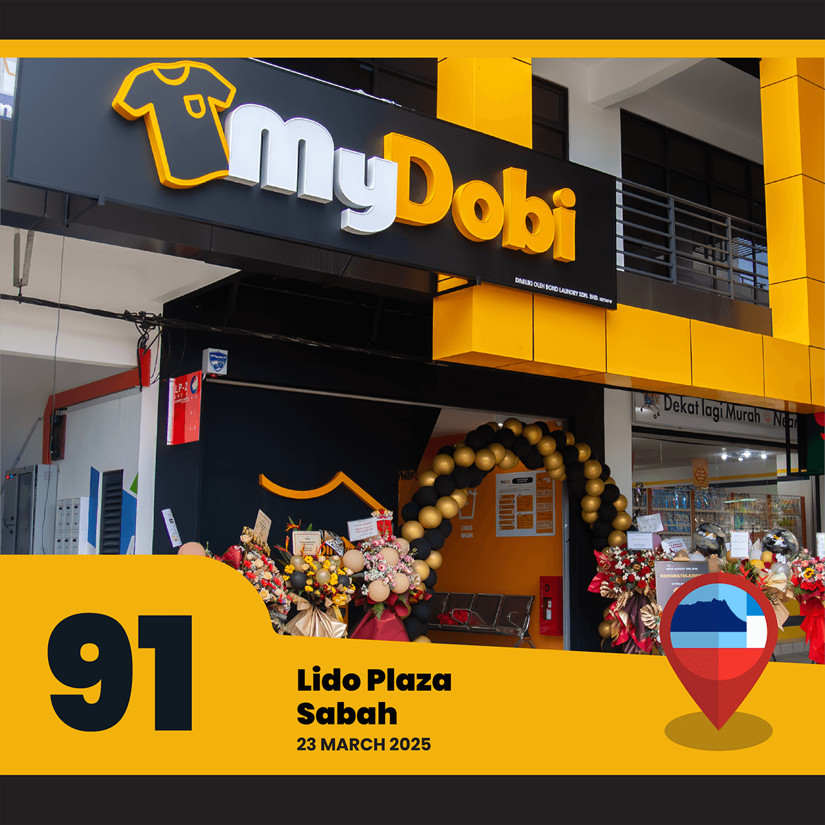 myDobi® Lido Plaza Sabah – HS Laundry Sdn. Bhd. 201701033236 (1247407K)